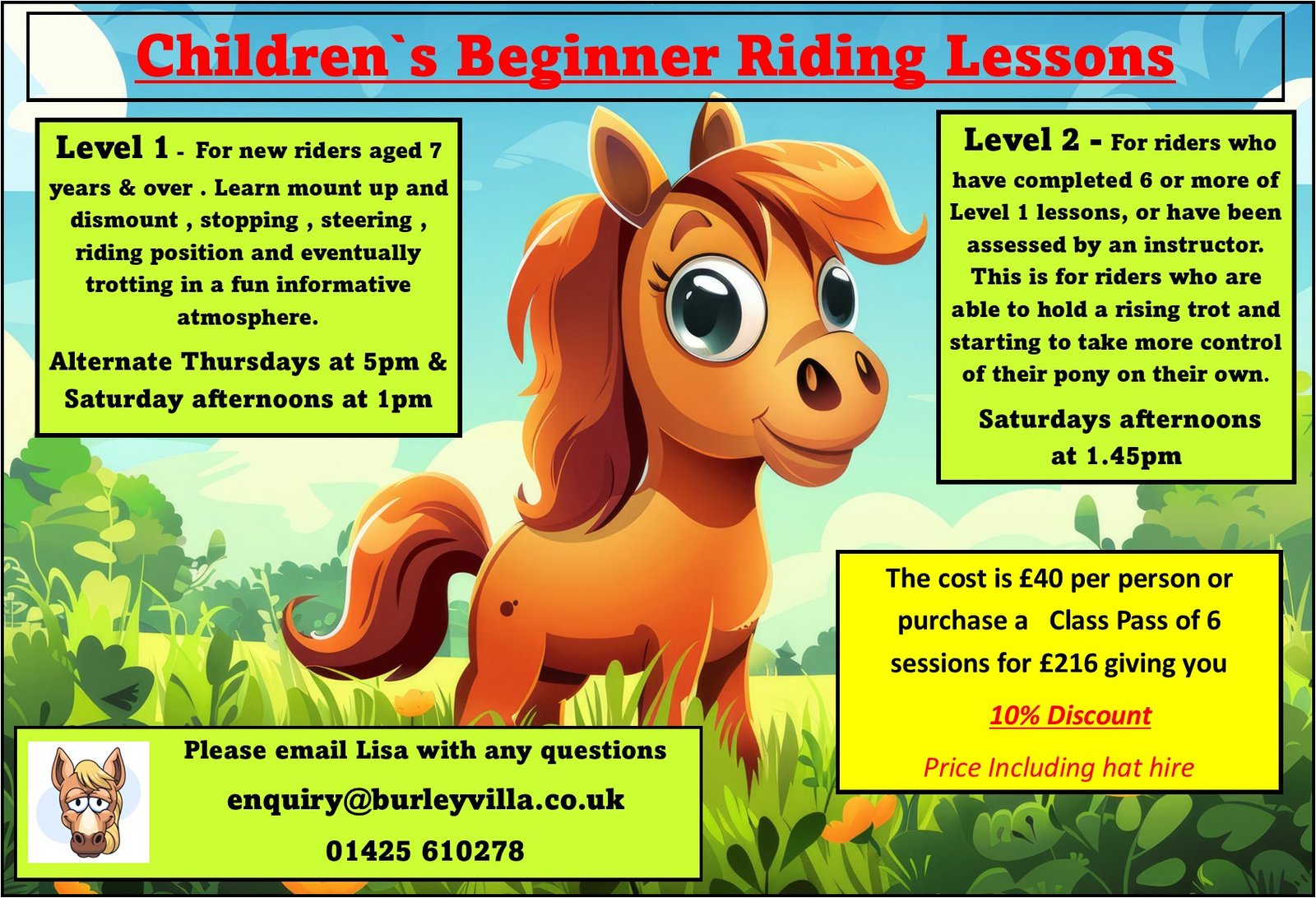 Riding Lessons Pony Trails & Forest Rides in traditional or western saddles